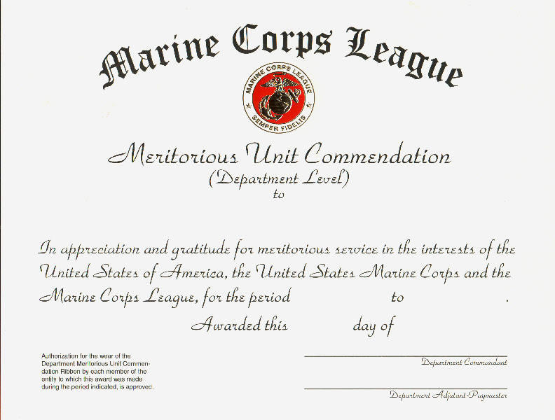 Certificates – The Semper Fi Store